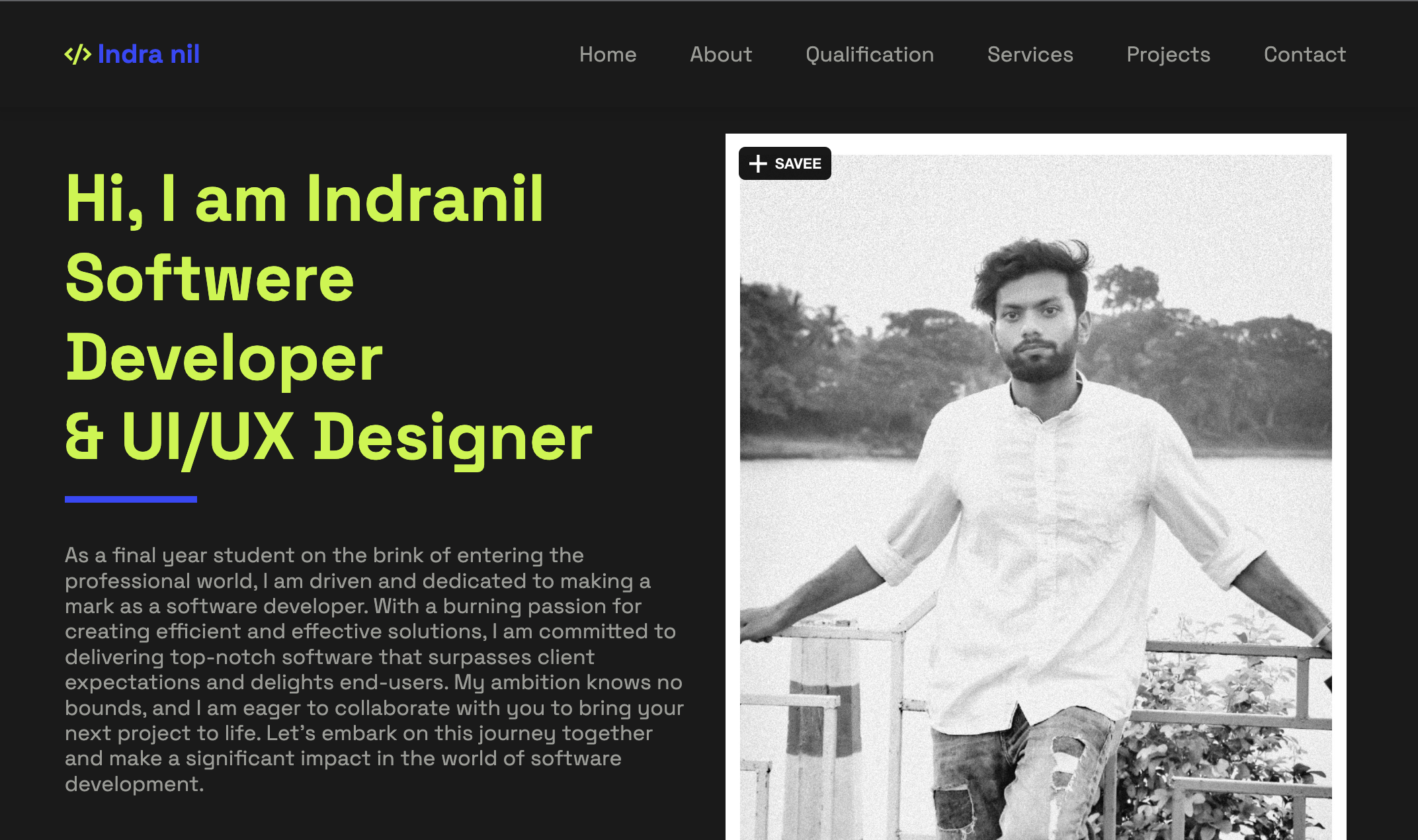 Indranil Bain Portfolio